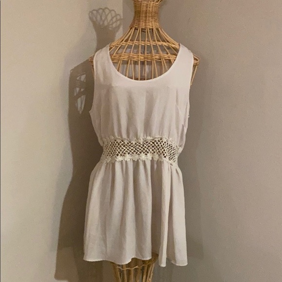 Charming Charlie | Tops | Sheer Beige Top | Poshmark